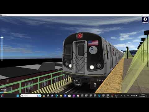 Openbve Gameplay Simulator NYCT BMT New 2023 R160A Alstom M Train to Forest Hills 71st Av with ...