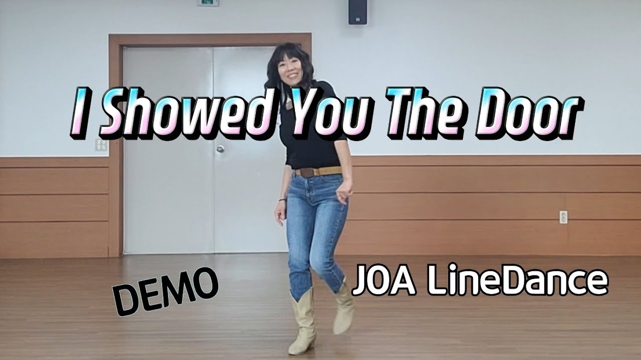 I Showed You The Door LineDance(Intermediate) #평택조아라인댄스 #중급라인댄스 - YouTube