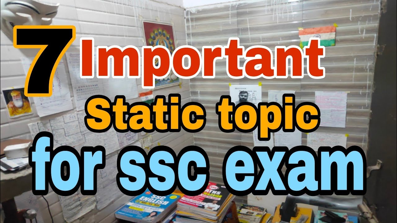 Important static topic for ssc exam📚 gk gs important topics for ssc ...