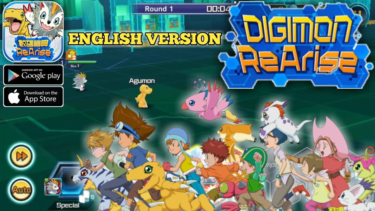 DIGIMON ReArise Friendship Digivolving RPG. English Ver - Android/Ios ...