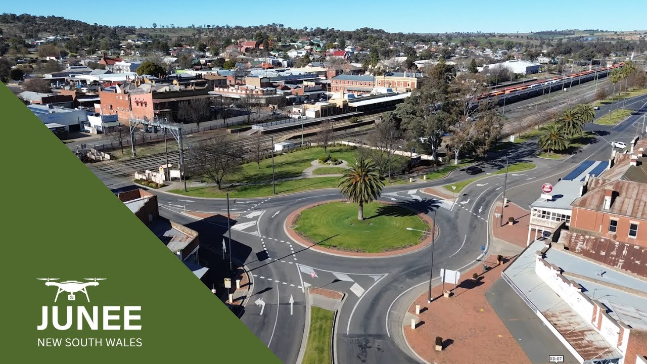 Junee, New South Wales - Drone Footage - YouTube