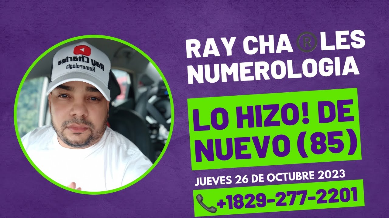 Ray Cha®️les Nu〽️erología está en vivo - YouTube
