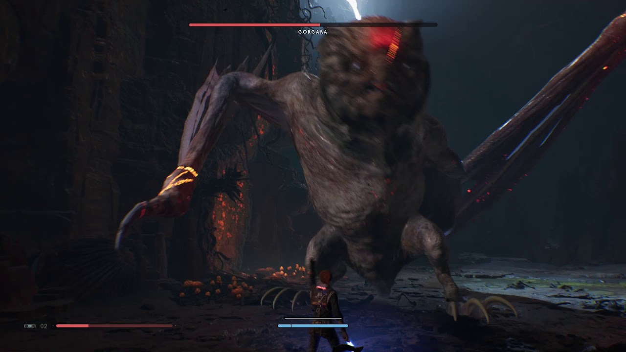 STAR WARS Jedi Fallen Order™ Gorgara defeat on Jedi Master level - YouTube