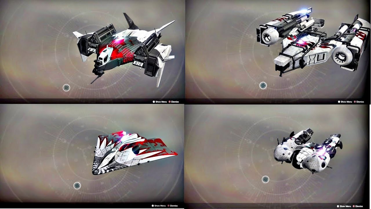 Destiny 2 - ALL EXOTIC SHIPS IN THE GAME !!!! (Destiny 2 Gameplay ...