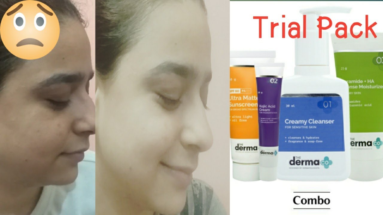 The Derma Co!!Trial Kit!!Genuine Review!!Skin Care Regime!!21 Days ...