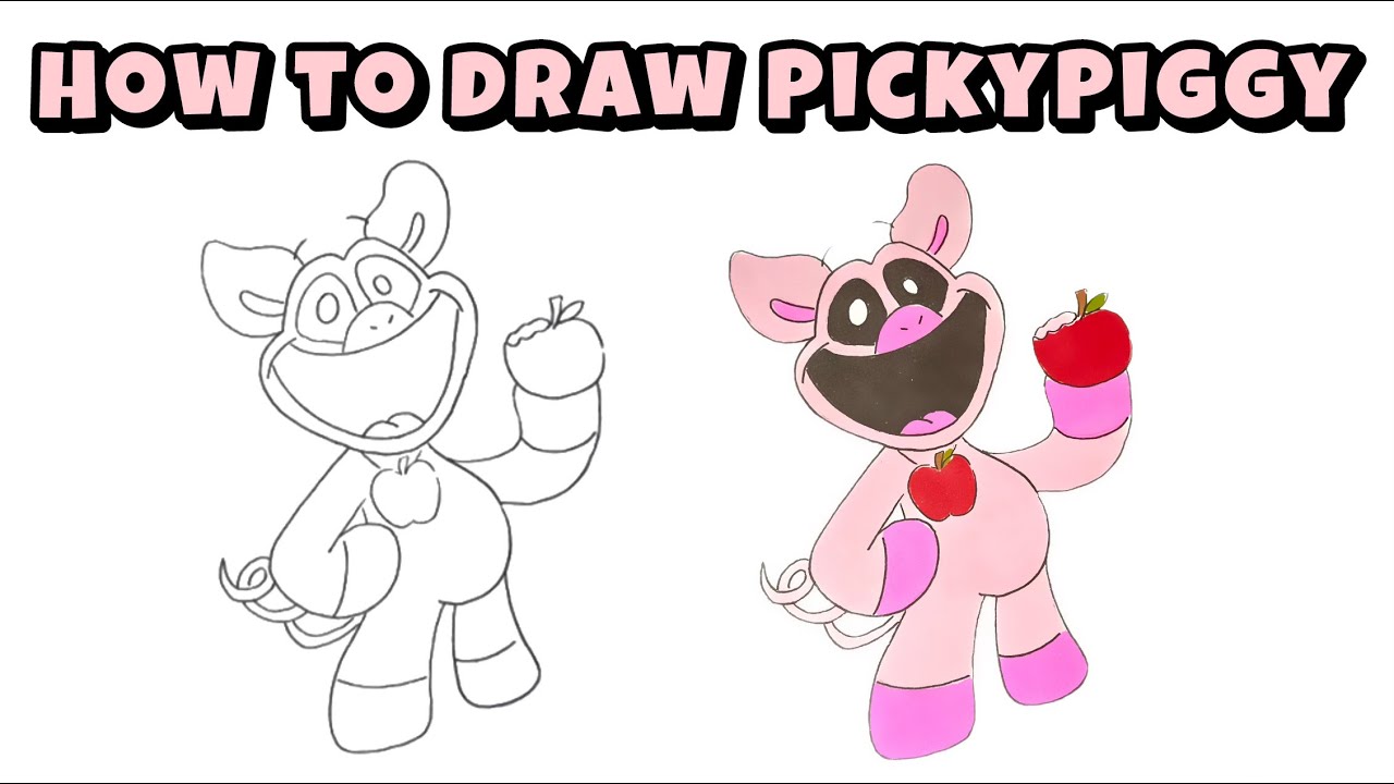 How to Draw PickyPiggy from Poppy Playtime – Let Your Imagination Take ...