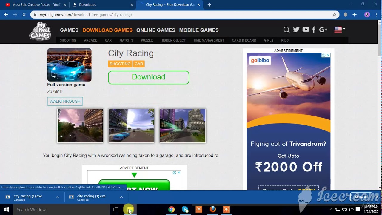 How to download city racing game in PC and computer - YouTube