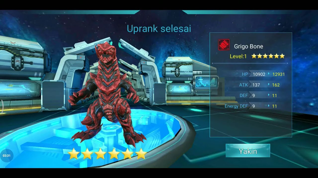 MANTAP GUYS!! LANGSUNG UNLOCK GRIGIO BONE KE BINTANG 6 [Game Ultraman ...