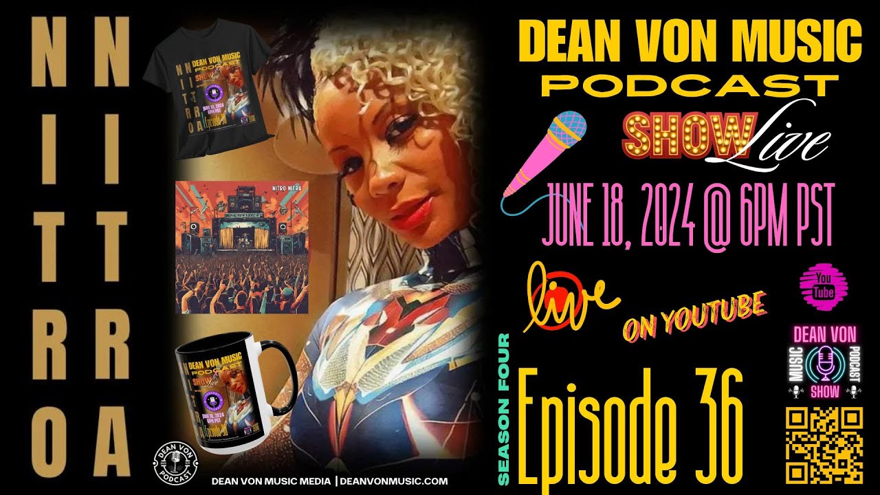 S4 | E36 NITRO NITRA LIVE! ON THE DEAN VON MUSIC PODCAST SHOW - LAS ...