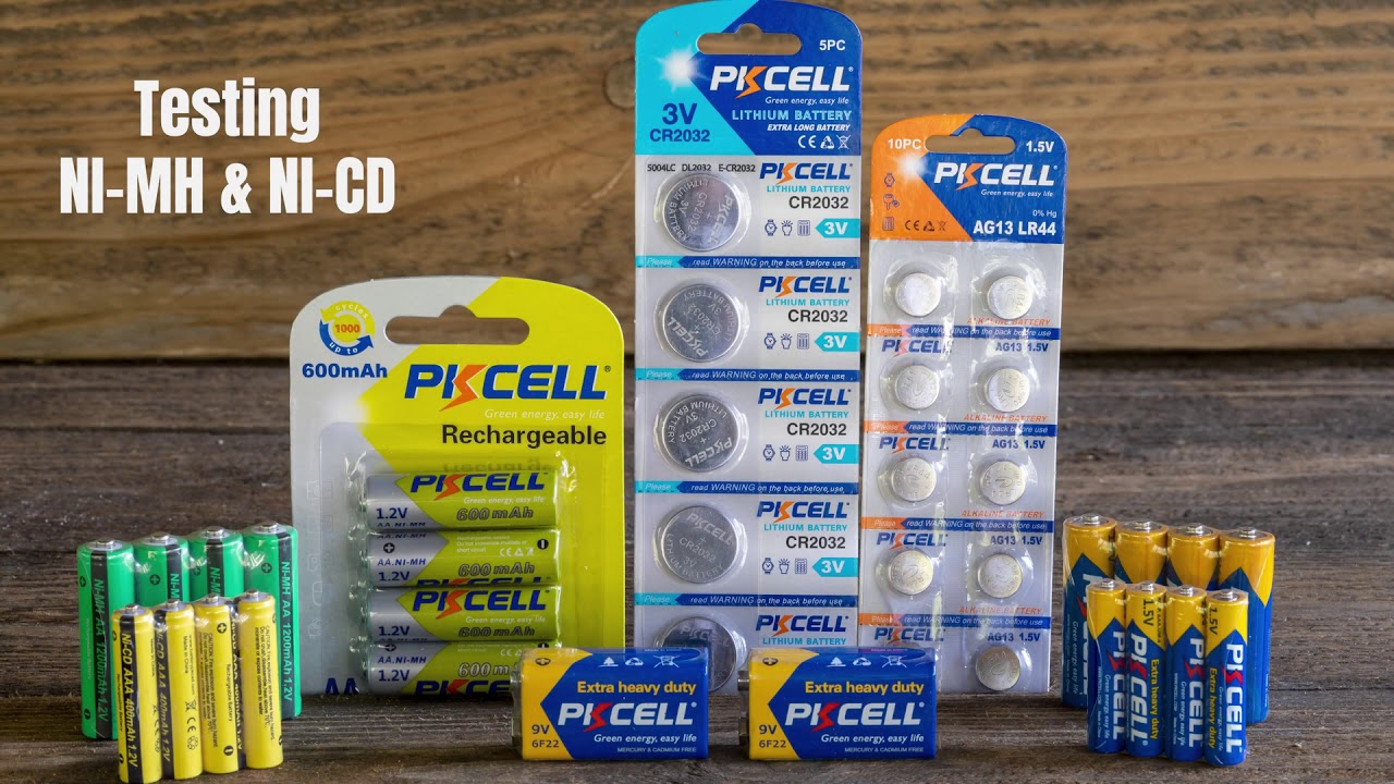 PKCELL Rechargeable Battery,The most beautiful battery display - YouTube