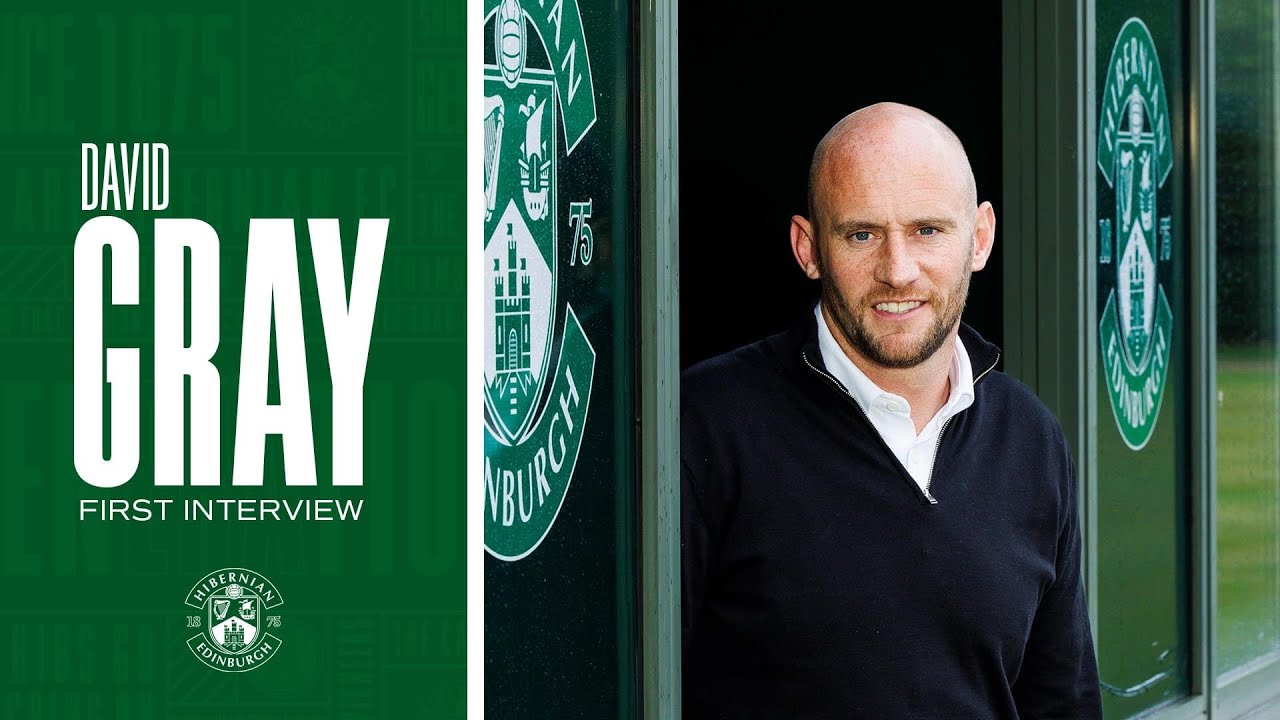 HIBERNIAN APPOINT | David Gray As New Manager | REACTION - YouTube