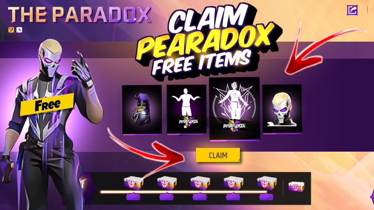 HOW TO GET LITTLE PARADOX WING EMOTE ? Free fire Paradox event full ...