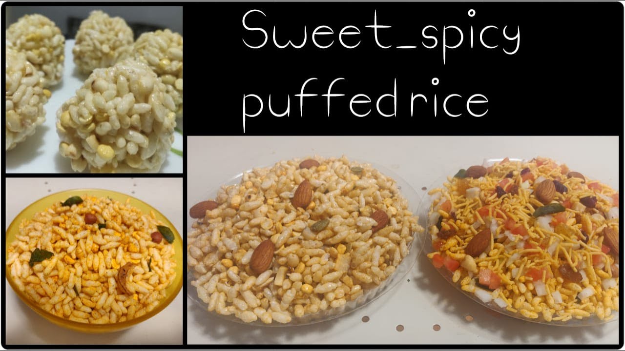 Spicy and sweet puffed rice | Kara matthu sihiyada kadalepuri | Karam ...