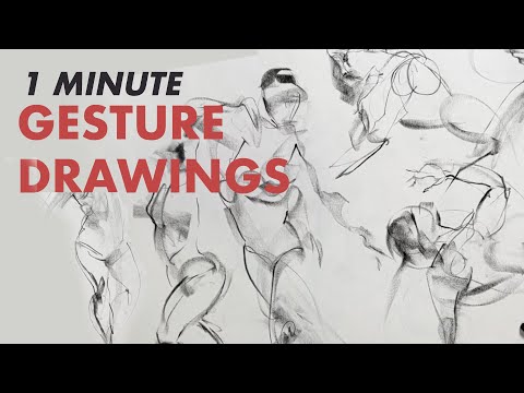 Gesture Drawing Challenge! Draw the Figure in ONE MINUTE