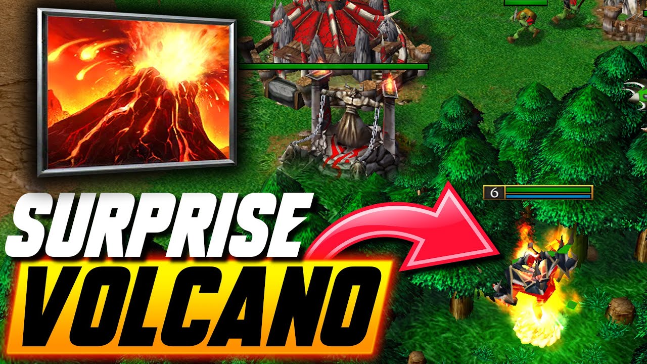 SECRET VOLCANO Prank! - WC3 - Grubby - YouTube
