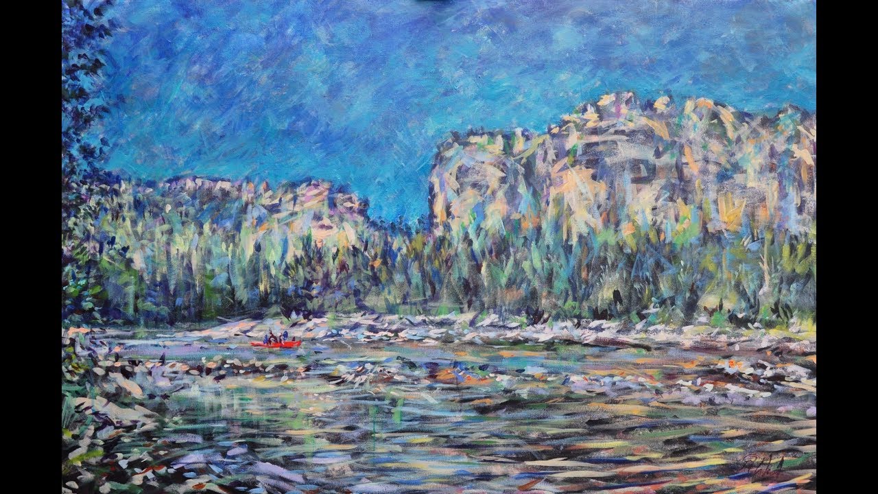 A week in the Tarn - Painting the Gorge - YouTube