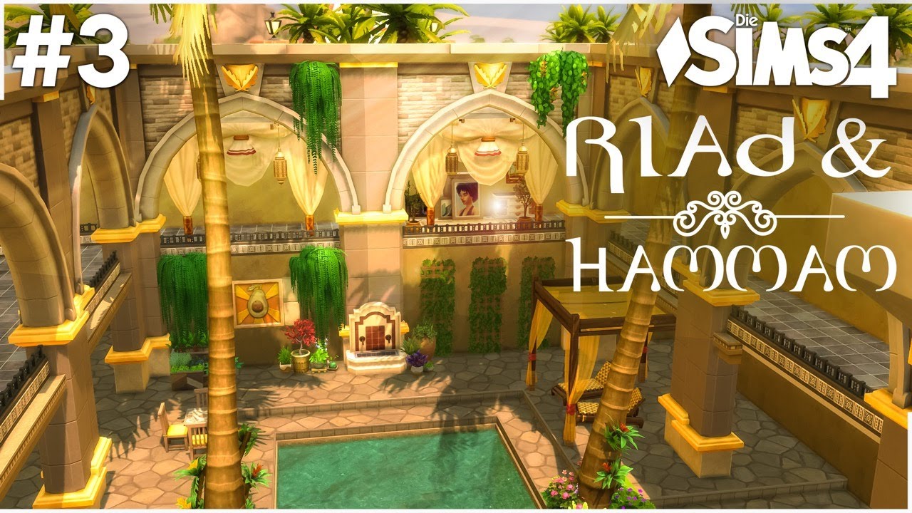 Riad & Hammam bauen LIVE 🔴 Die Sims 4 Let's Build mit Daniel & Jo 💚 ...