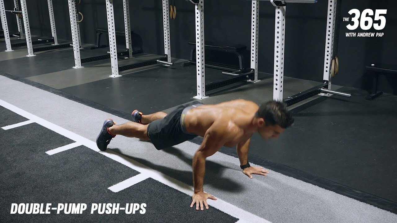Andrew Pap's 365 Exercise Library - Double Pump Push-Ups - YouTube