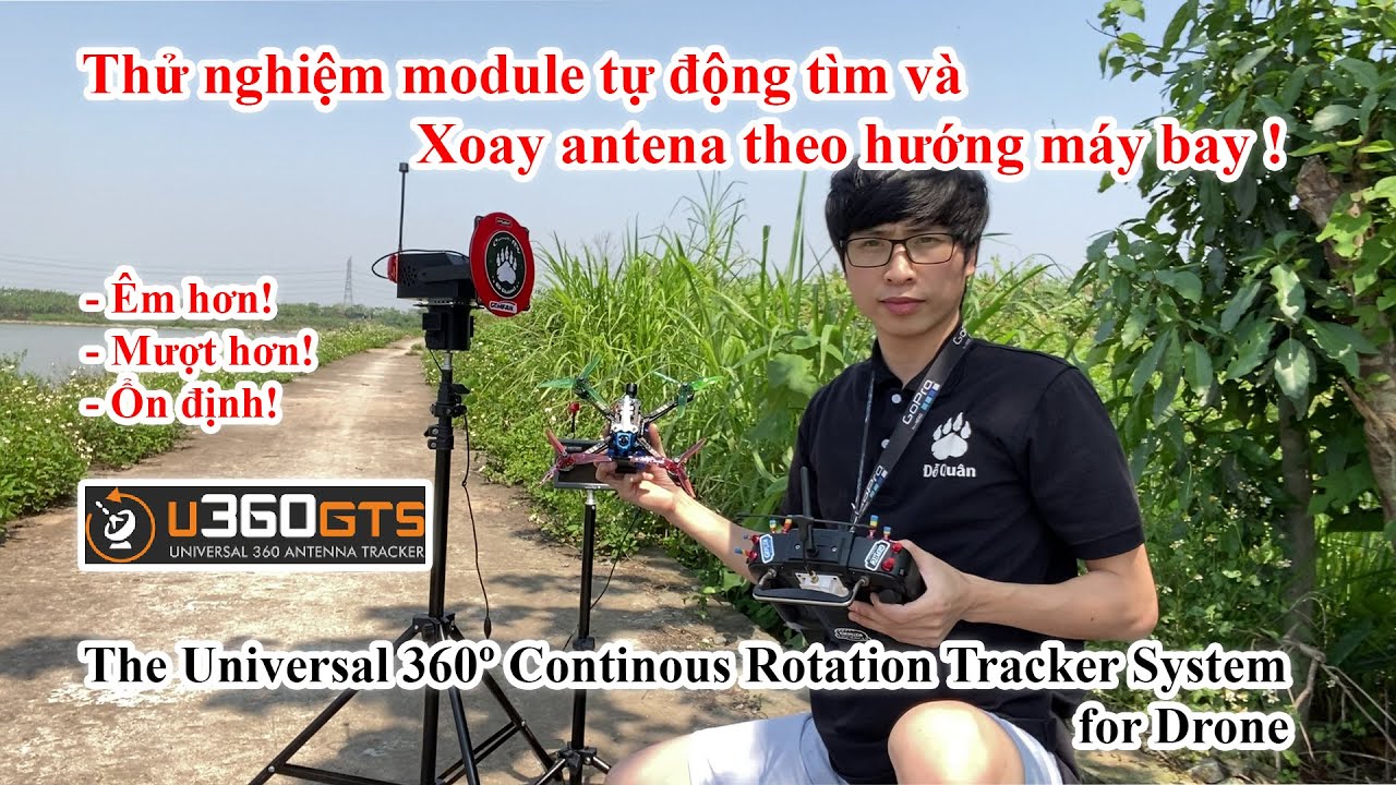 Test module xoay angten theo máy bay. The Universal 360º Continous ...