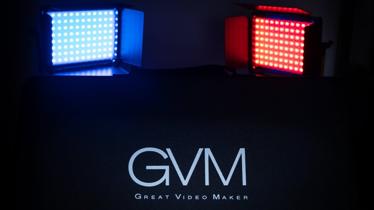 GVM 1000d RGB Light Kit Unboxing - YouTube
