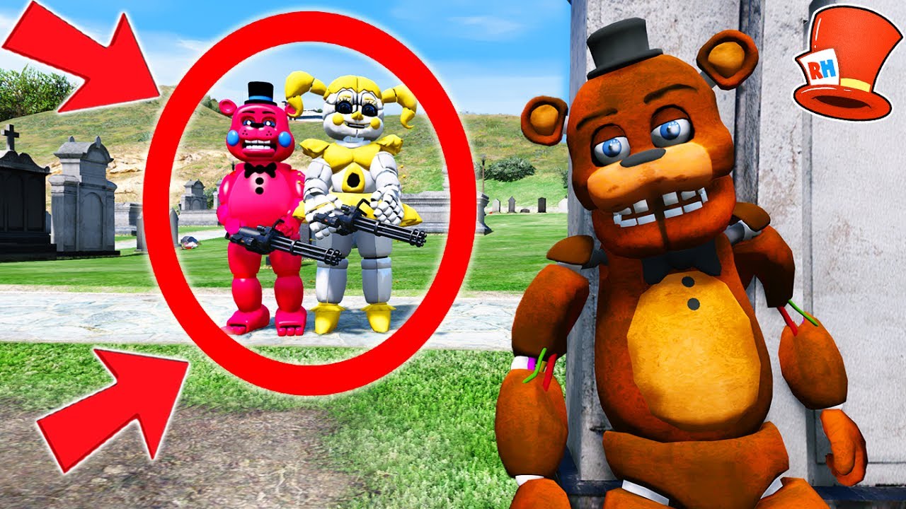 CAN BABY FREDDY HIDE FROM EVIL GOLDEN BABY & RED FREDDY? (GTA 5 Mods ...
