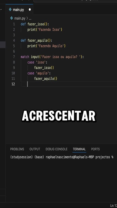 Match Case Sabia Dessa Dicas Programação Python Pythonprogramming Pythontutorial Youtube