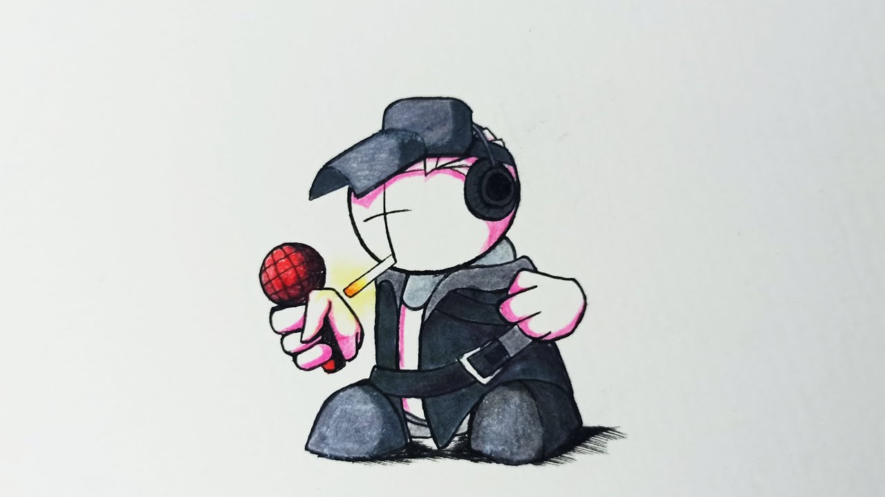 Friday Night Funkin' Deimos, Drawing Deimos Fnf, Vẽ Deimos Fnf - YouTube
