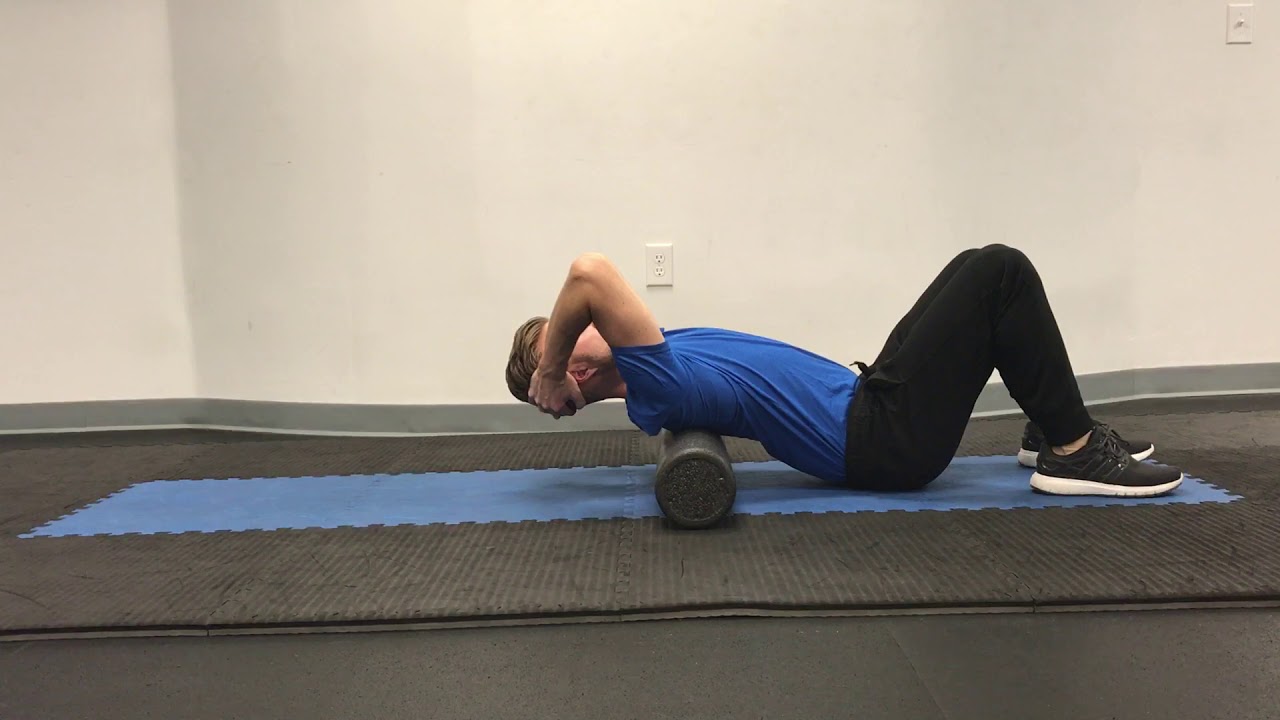 Thoracic Foam Roll Extensions - YouTube