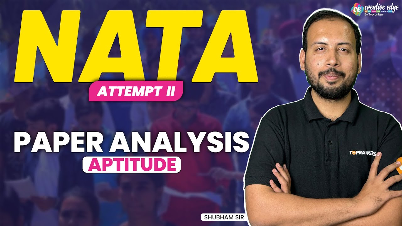 NATA II Attempt 2023 Live Paper Analysis | NATA (Aptitude) Paper Review ...