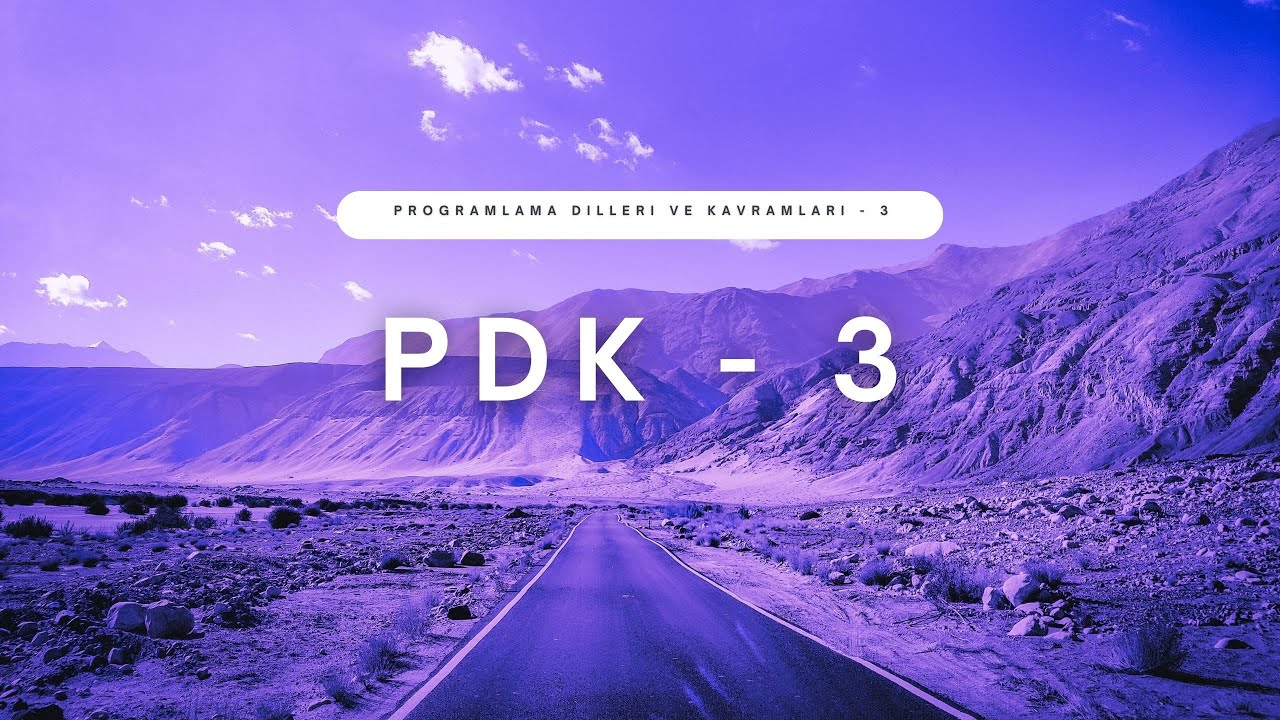 Programlama Dilleri ve Kavramları Ders 3 - YouTube