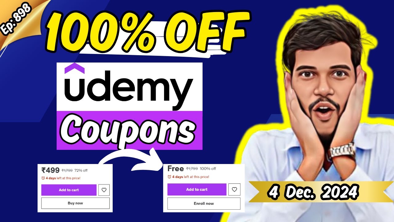 #Ep-898 UDEMY Coupon Code 2024 || Udemy FREE Courses || How to Download Udemy Courses for FREE ...