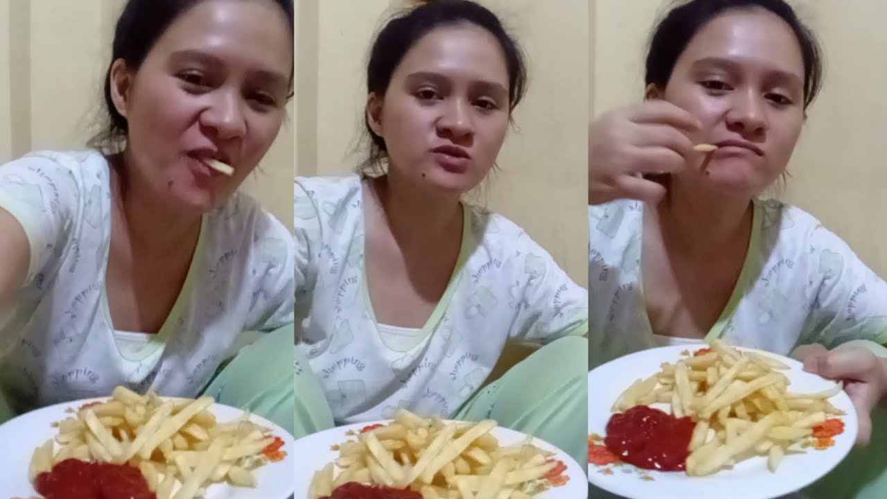 EATING YUMMY FRENCH FRIES ASMR | MY LUNCH FOR TODAY #@webchickvlog ...