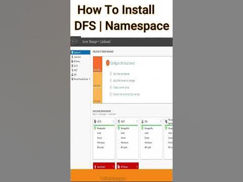 How To Install DFS Namespace | In Active Directory | #icntcollege #mcsa ...