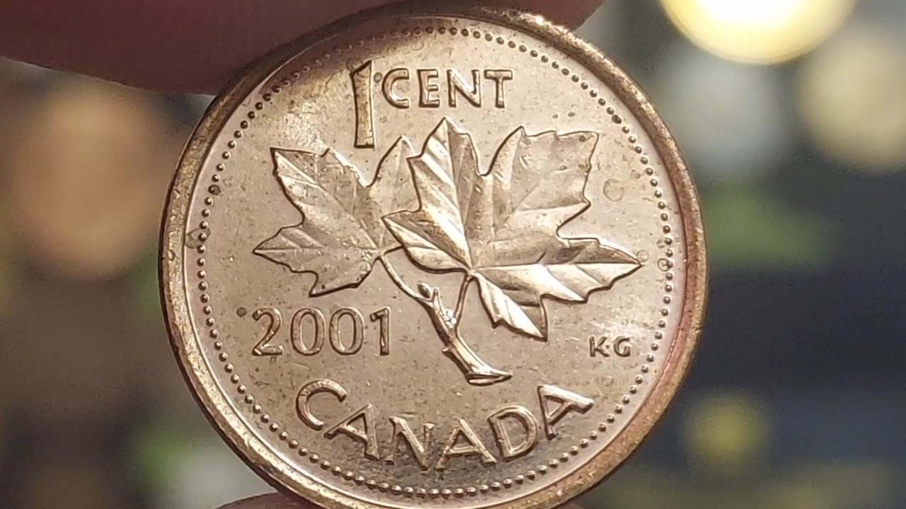 CANADA 2001 1 CENT Coin VALUE + REVIEW ELIZABETH II Coins - YouTube