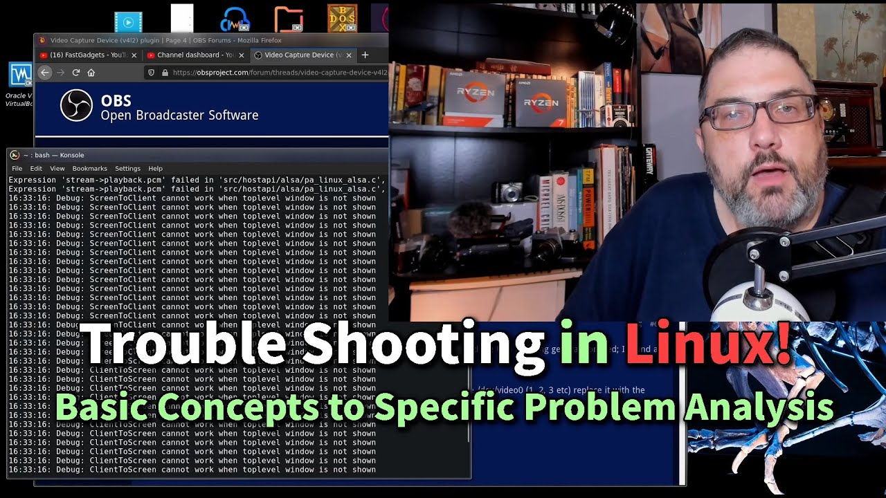Trouble Shooting in Linux! - YouTube