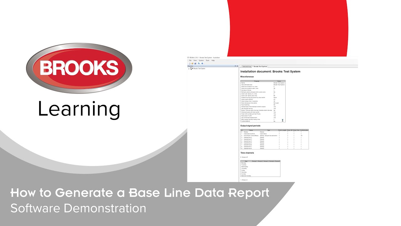 How to Generate a Base Line Data Report via EBLWin - YouTube