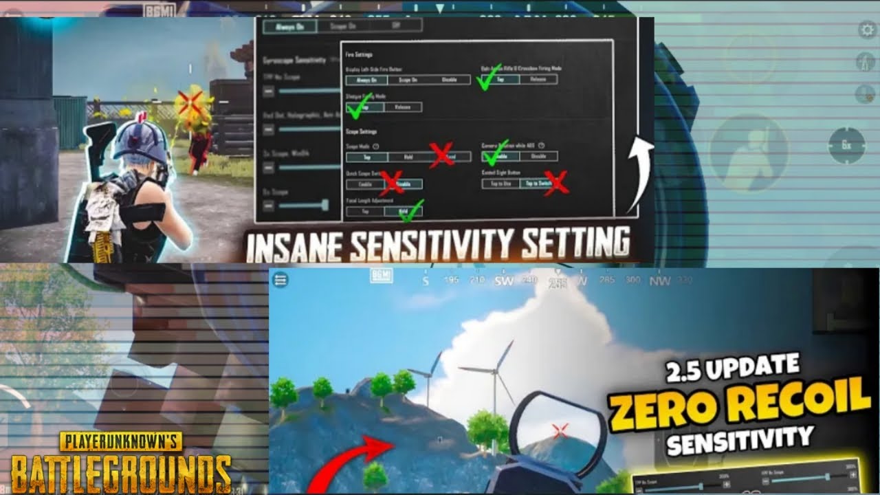 Master Zero Recoil Sensitivity with Android | Bgmi 2.5 Update #bgmi #sensitivity #zerorecoil ...