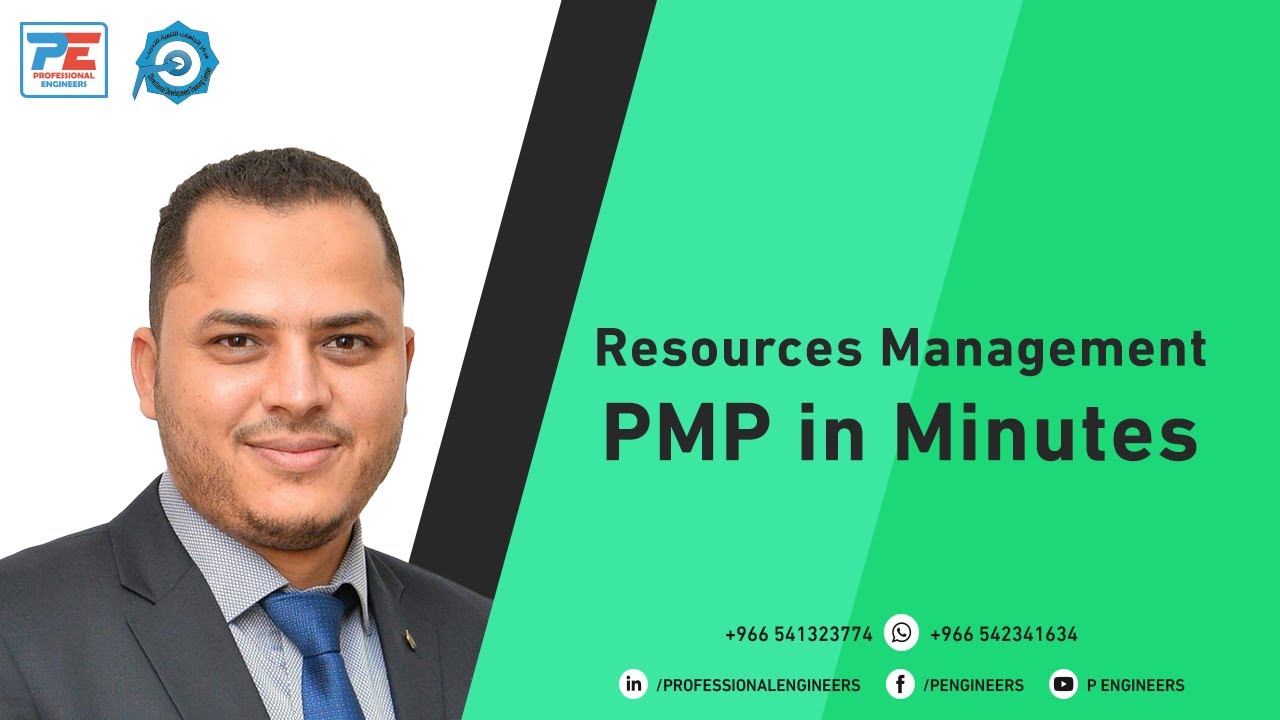 Resources management, PMP in Minutes - YouTube