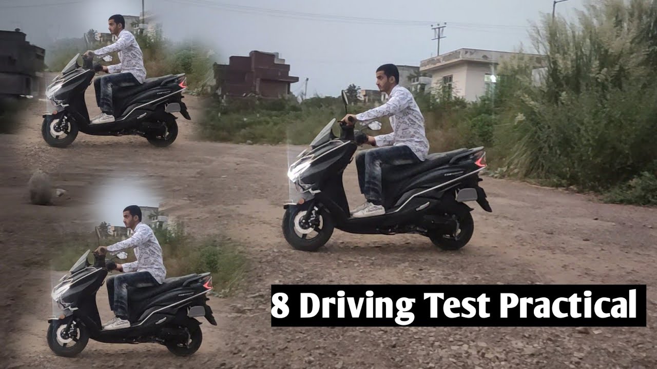 I tried 8 Driving Test very easy Practical RTO Test // Saksham kohli ...