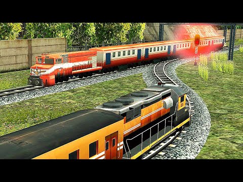 Railway Train Games Simulator - Career Mode Level 8 - YouTube