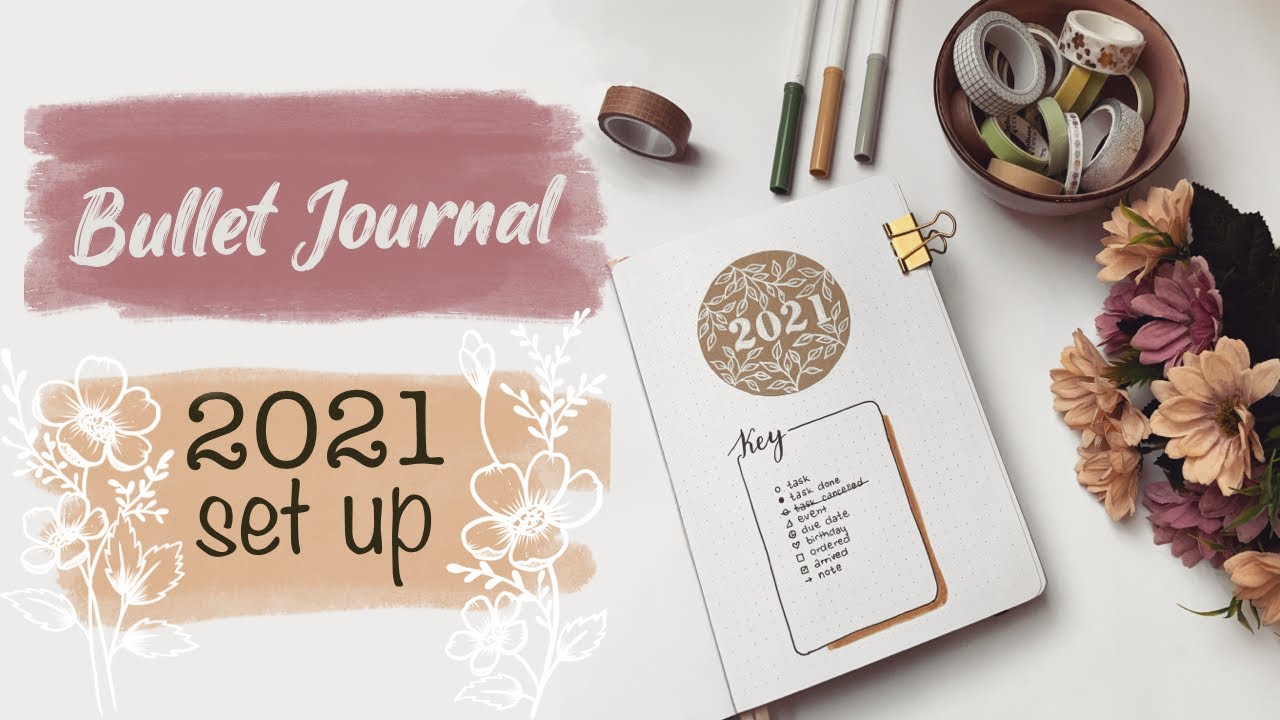 New Year, New Journal | 2021 Bullet Journal Set Up | Plan with Me - YouTube