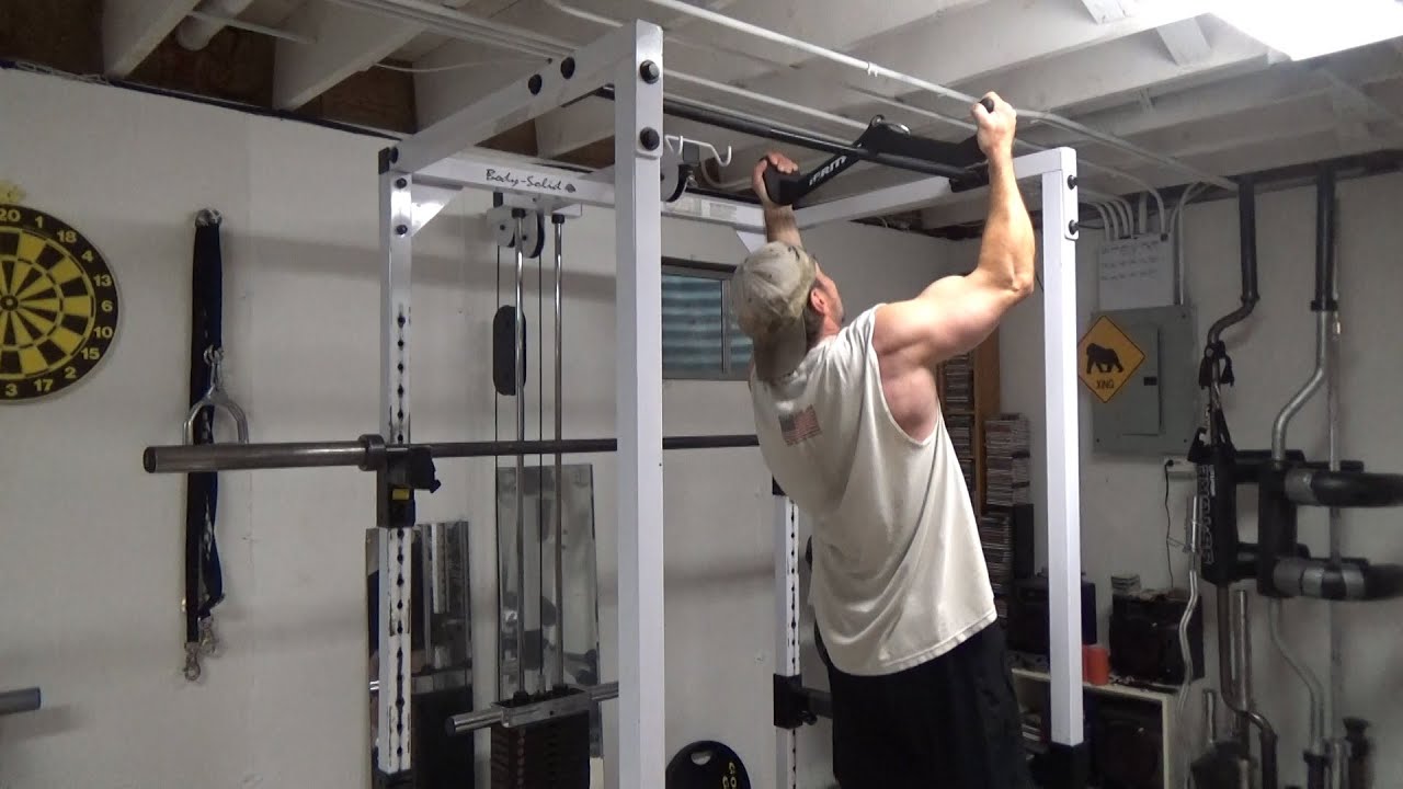 Pulldown Attachment Pull-Ups for Grip Variation - YouTube