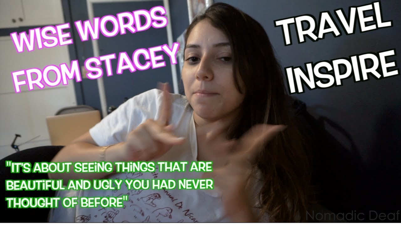 Stacey's wise words - YouTube