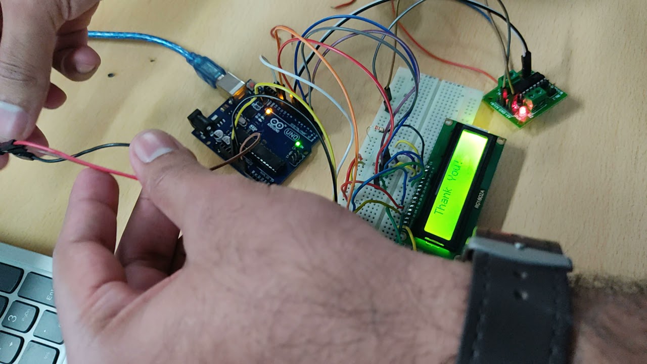 Arduino Project Hand Sanitizer with Temperature Sensor - YouTube