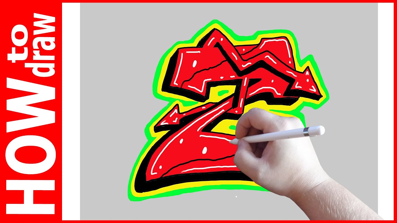 How To Draw Graffiti Letters Z 1 YouTube How To Draw Graffiti Letters Z 1 YouTube