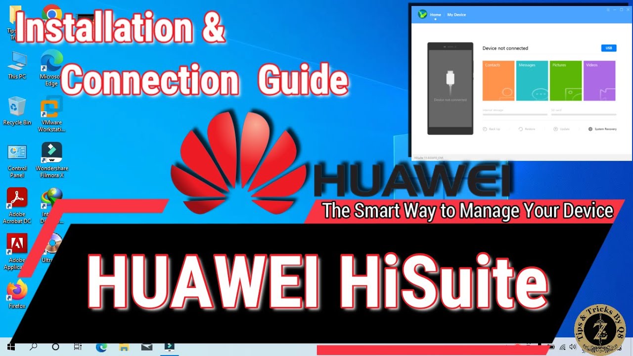 HUAWEI HiSuite Installation And Connection Guide, Manage Data And ...