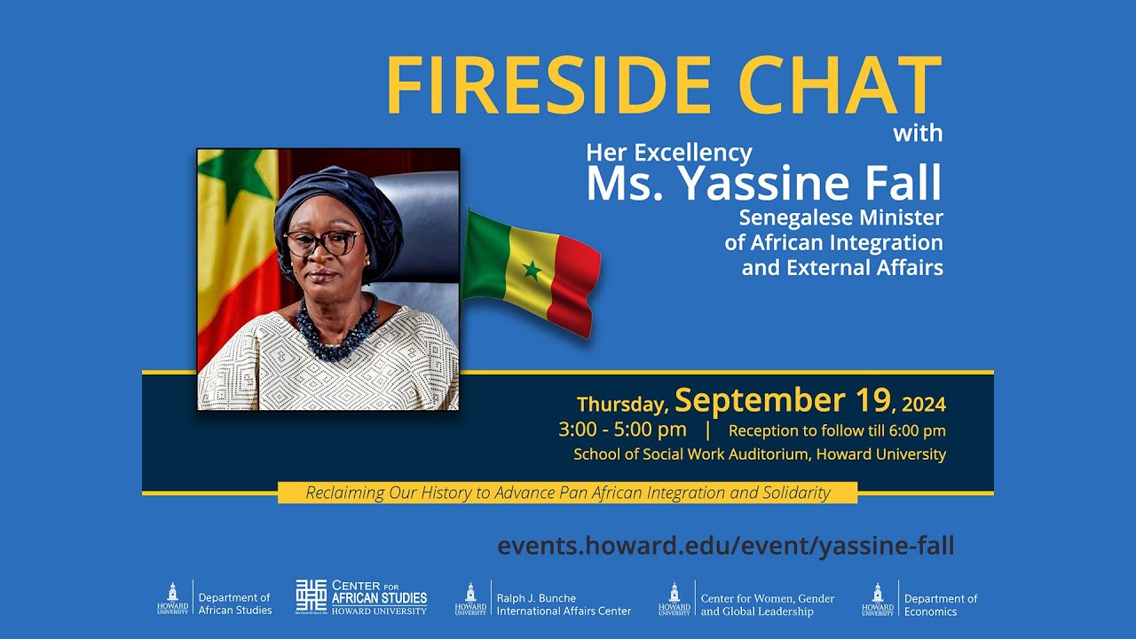 Fireside Chat with H.E. Ms. Yassine Fall - YouTube