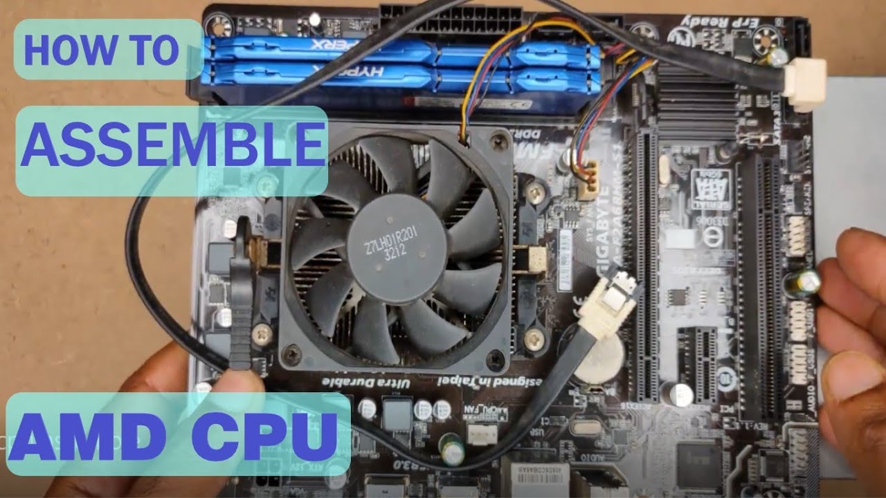 AMD CPU ASSEMBLE - YouTube