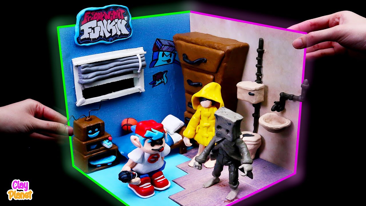 Friday Night Funkin' But It's Clay Boyfriend vs Little Nightmares | FNF ...