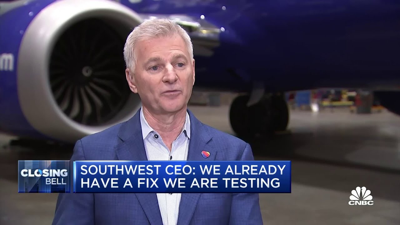 Southwest CEO reaffirms to customers that their software is back at ...